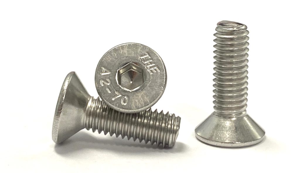 M2.5 x 10mm Flat Head Socket Screw Gr 304 S/S - Micro Fasteners