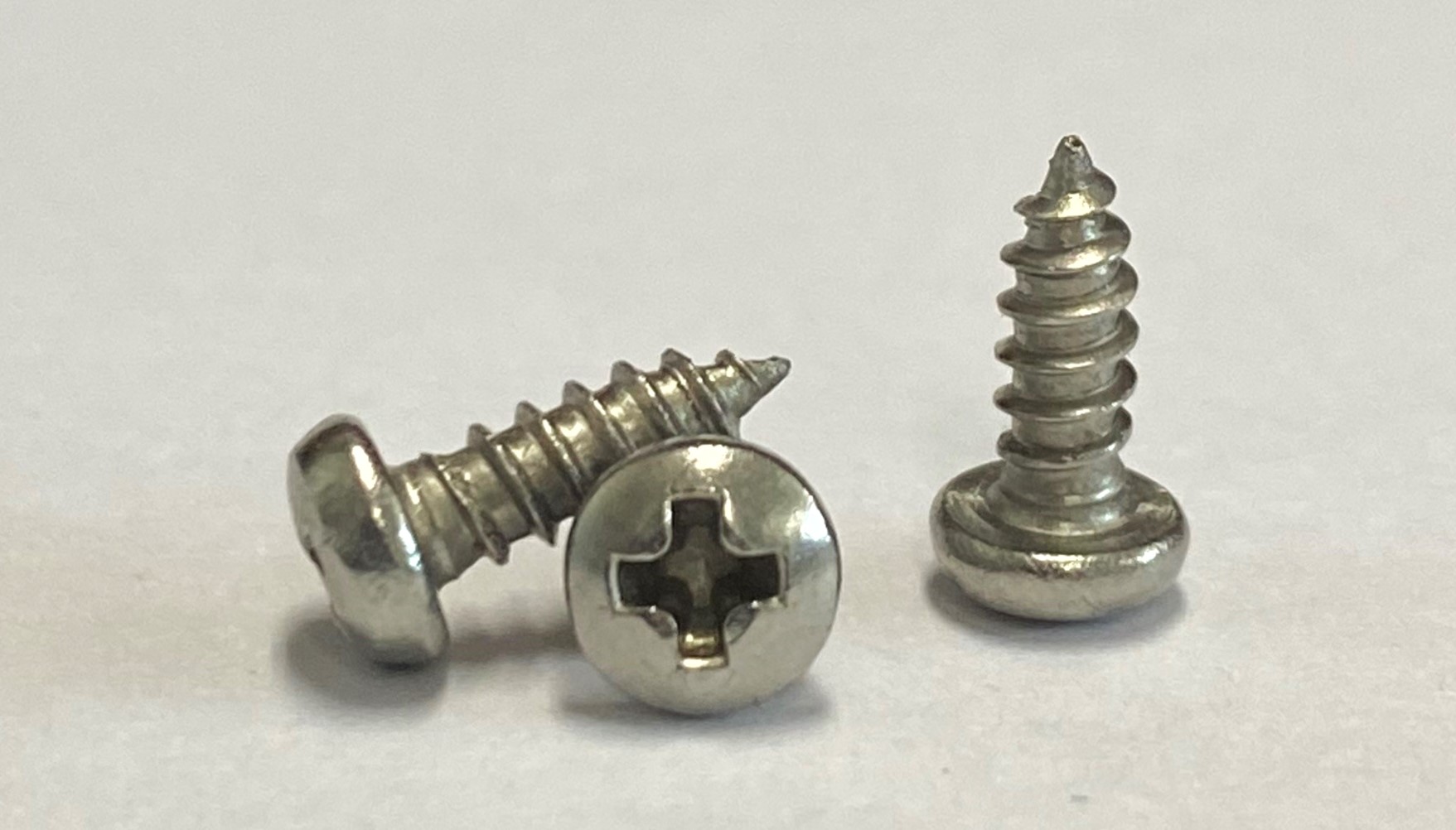 2g x 3/16 Pan Hd Phil Self Tapper (AB) Gr 316 S/S - Micro Fasteners