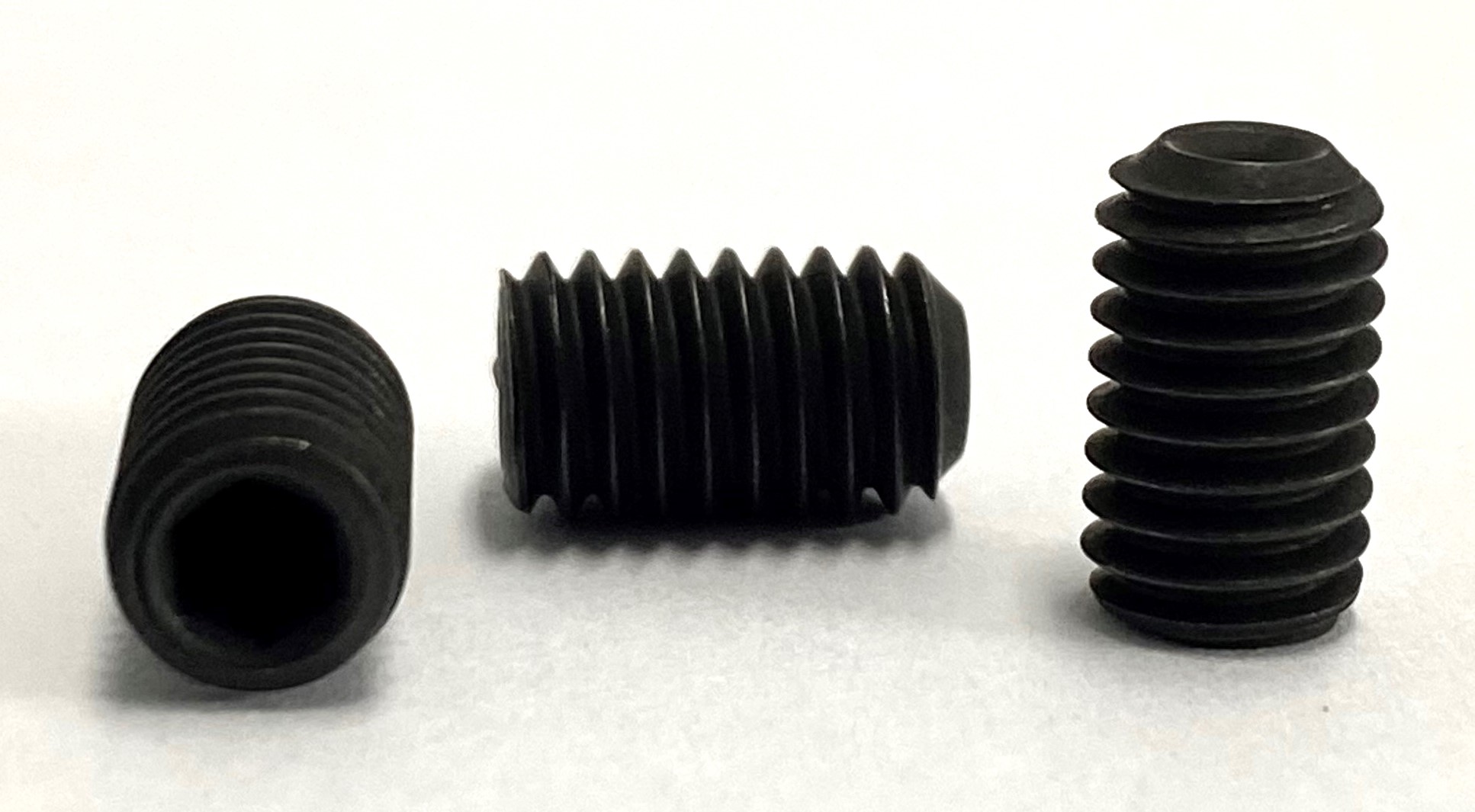 M2.5 x 10mm Socket Set Screw Cup Point Plain - Micro Fasteners